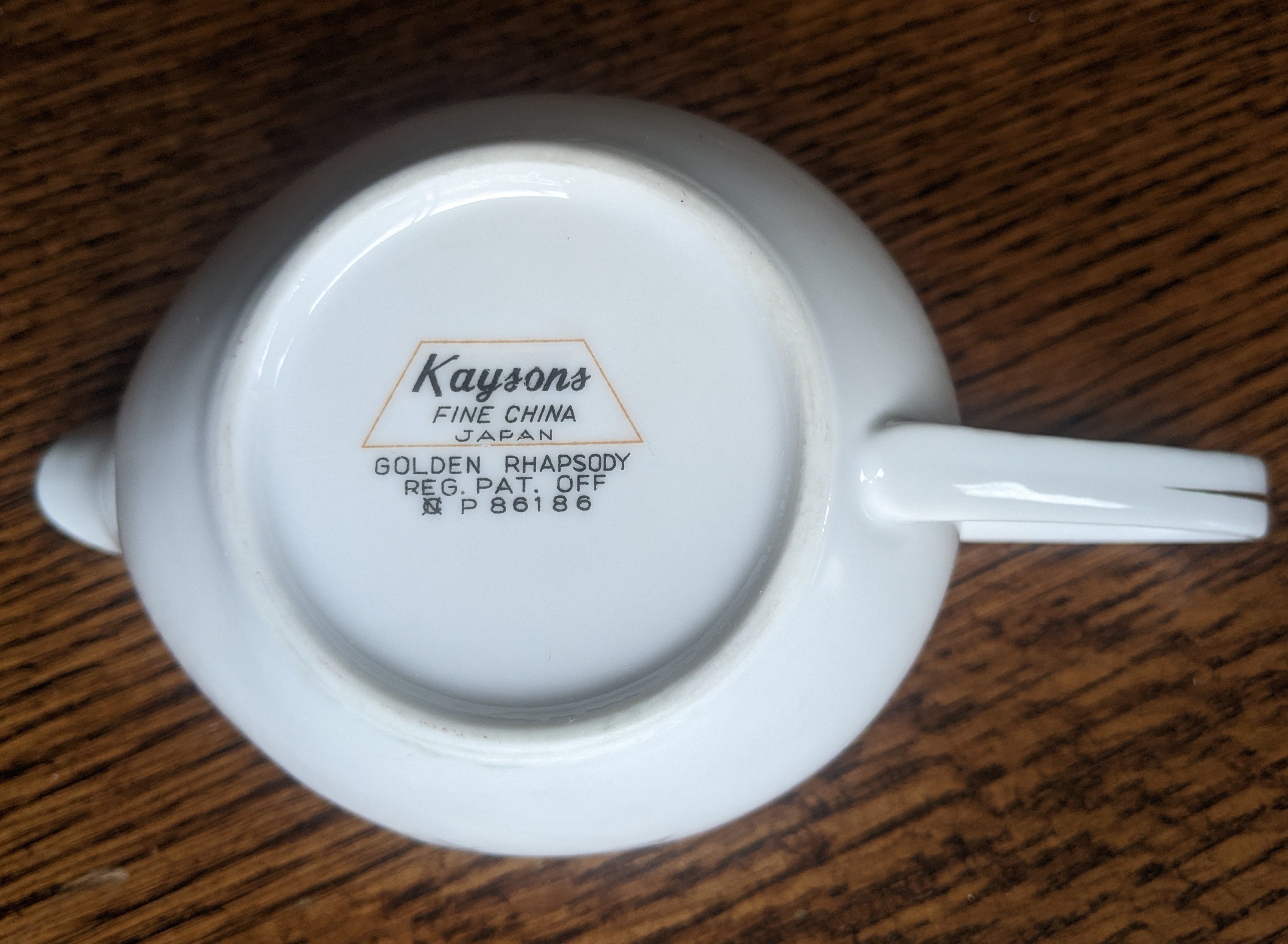 Vintage Kaysons Golden Rhapsody Creamer Japan Fine China - Etsy