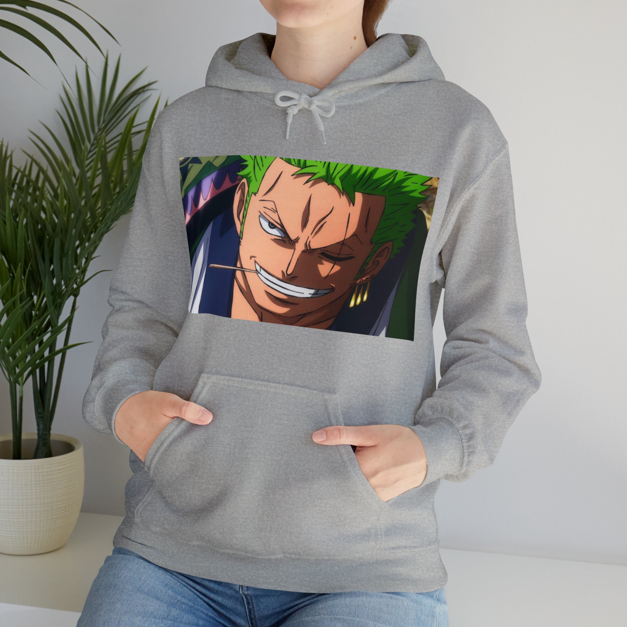 Roronoa Zoro Hooded Sweatshirt - Etsy