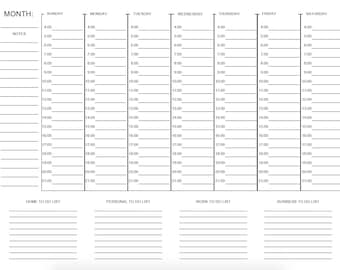 Digital Weekly Planner - Digital + Printable | Goodnotes for iPad ...