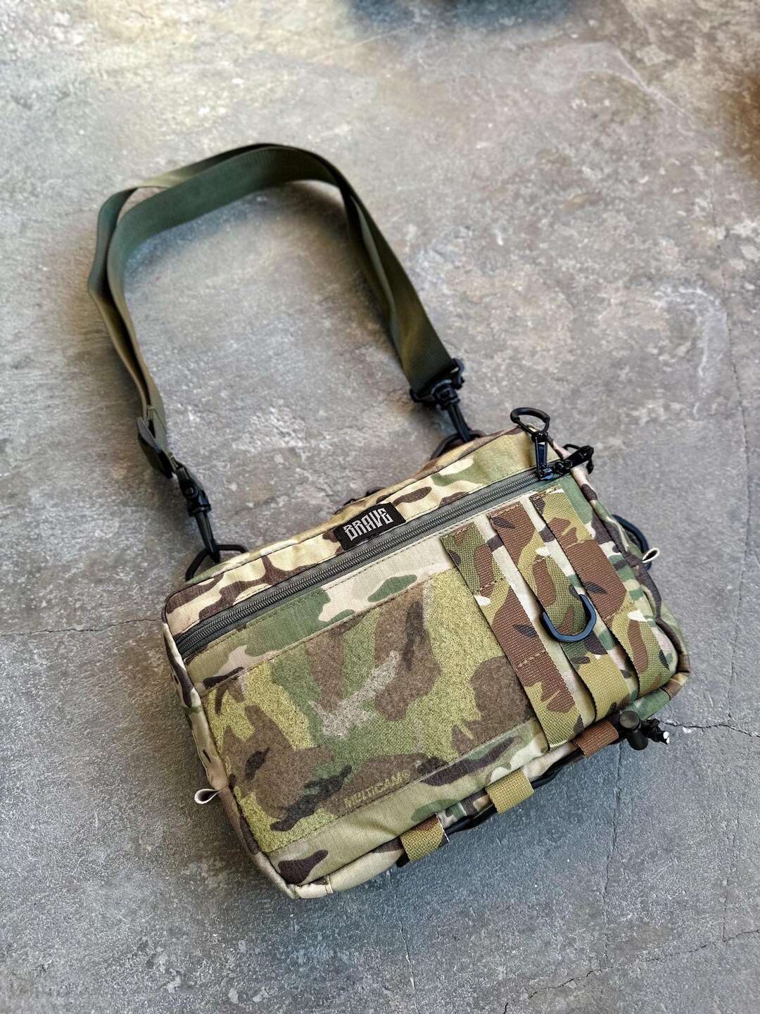 Multicam Tactical Sling Bag, Cordura EDC Chest Pack - Etsy