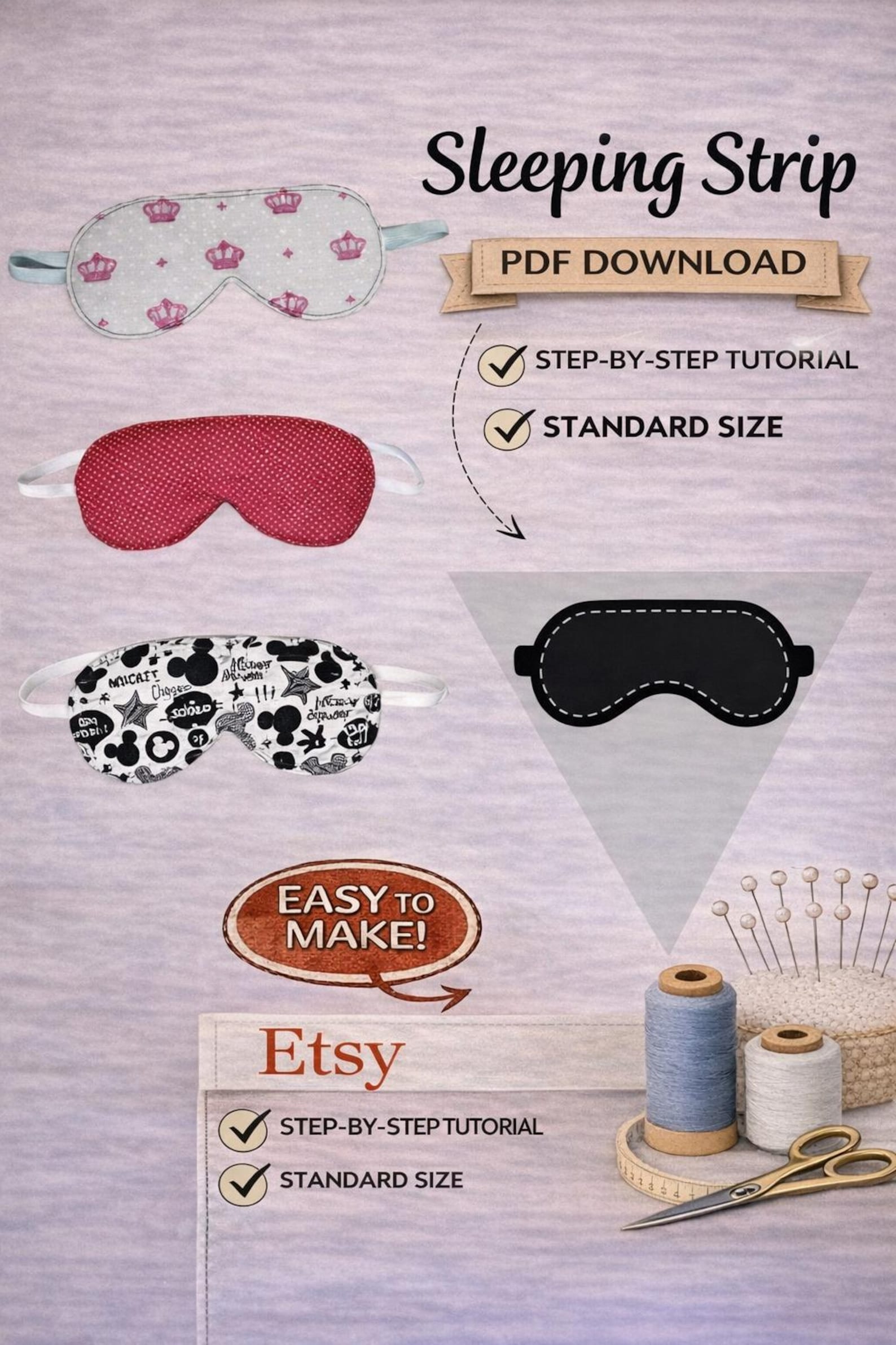 Everyone Should Make a Sleeping Eye Patch for Their Mother - This ...