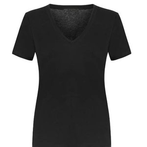Women's V-neck T- Shirt PDF Pattern/ Size; XXS-3XL/ Step-by-step ...