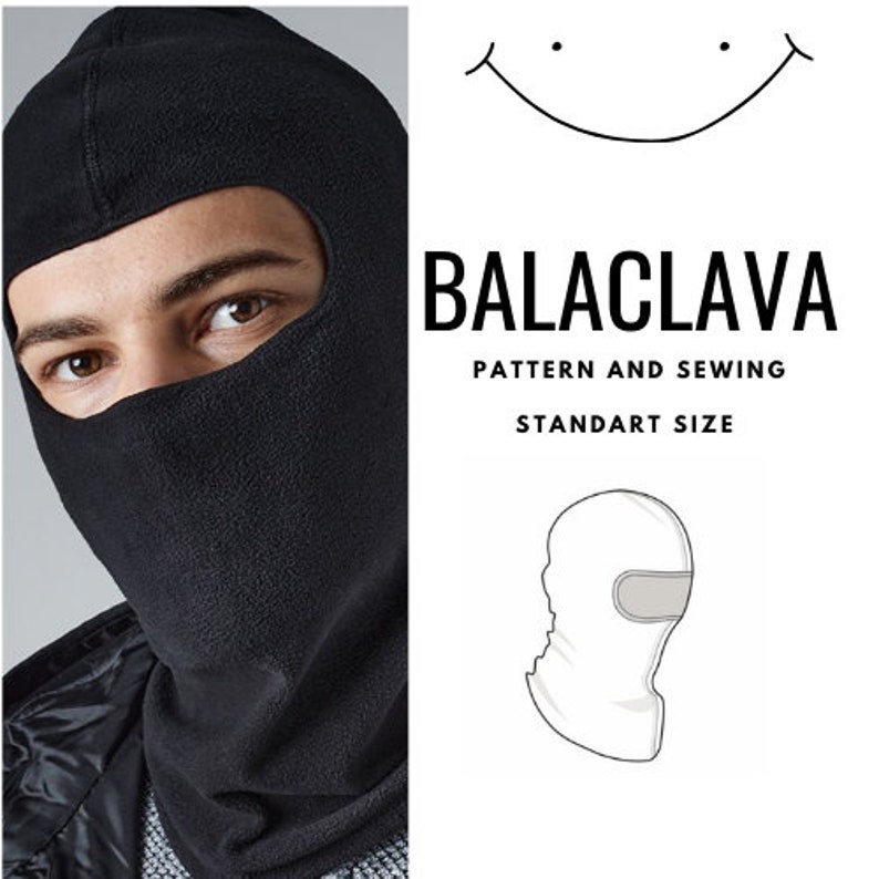 Balaclava Sewing Instructions and Pattern With Illustrated Step-by-step ...