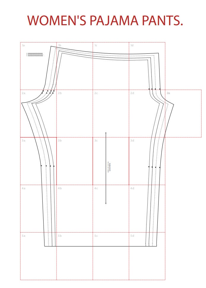 Womans Pajama Pants Pattern /S-XXL/ Pajama Pattern/pyjama Pattern ...