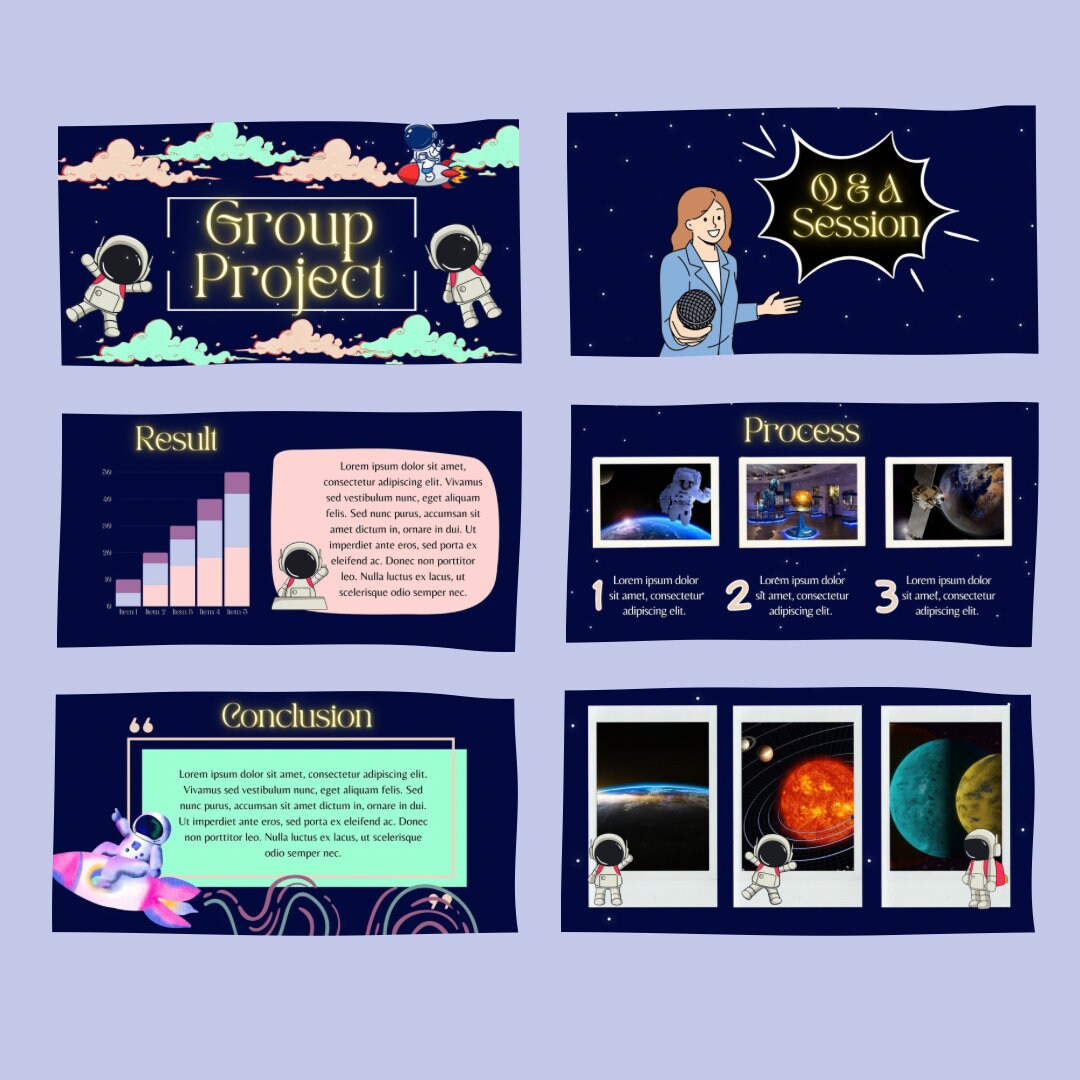 Canva Group Project Presentation Template, Science Template ...