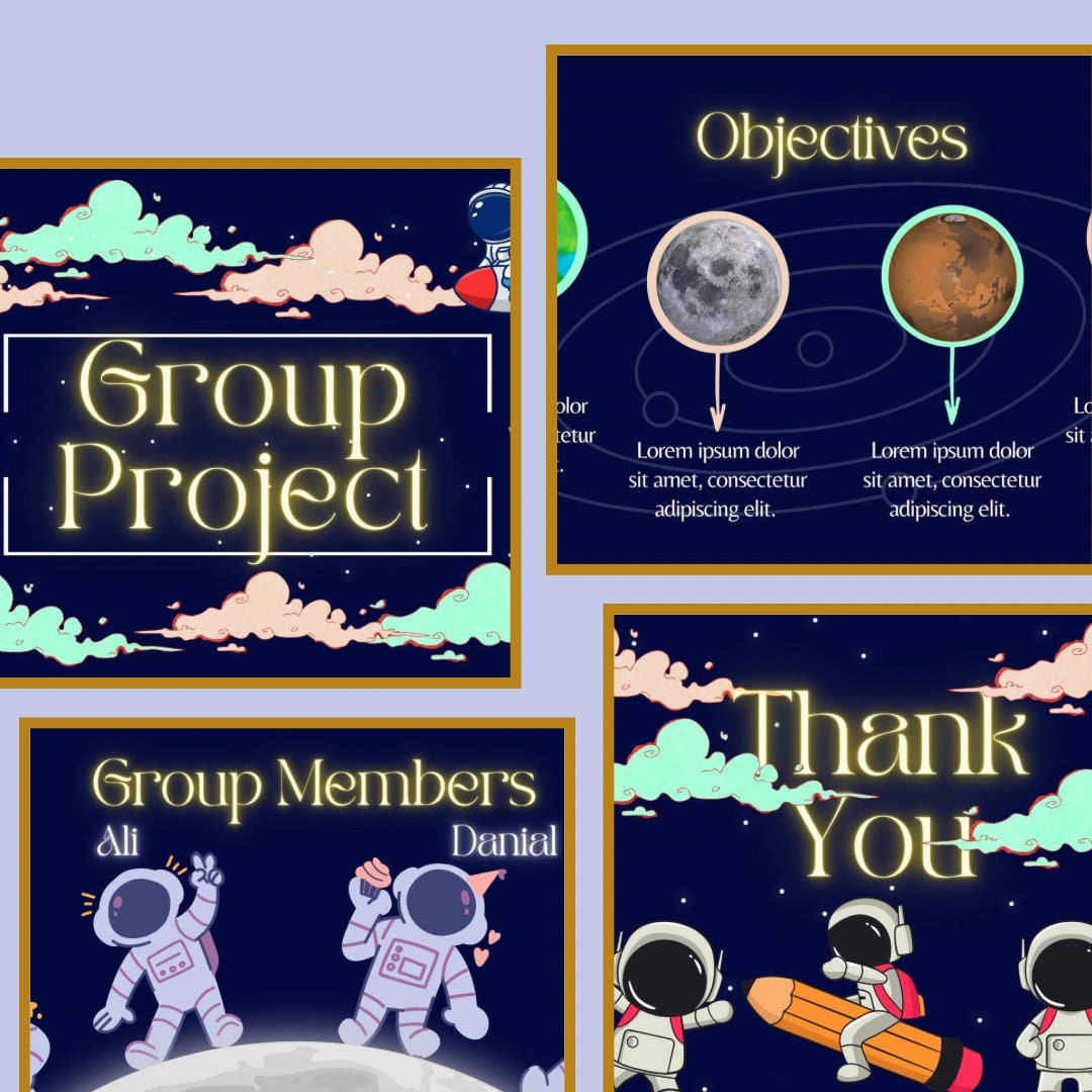 Canva Group Project Presentation Template, Science Template ...