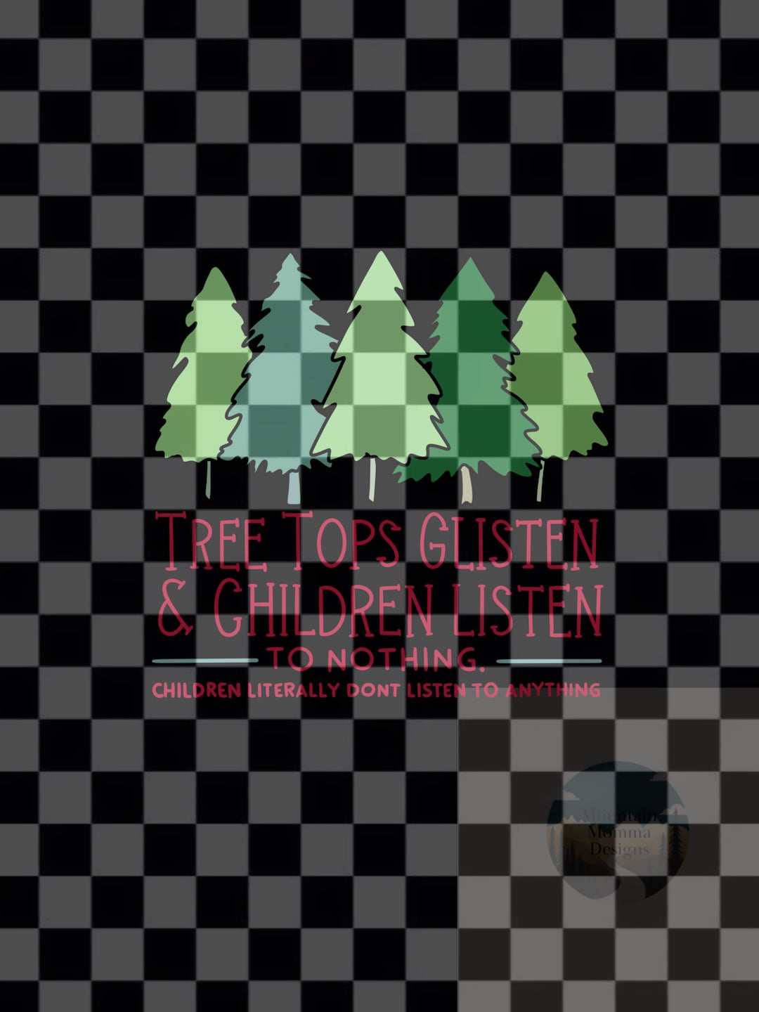 Treetops Glisten PNG - Etsy