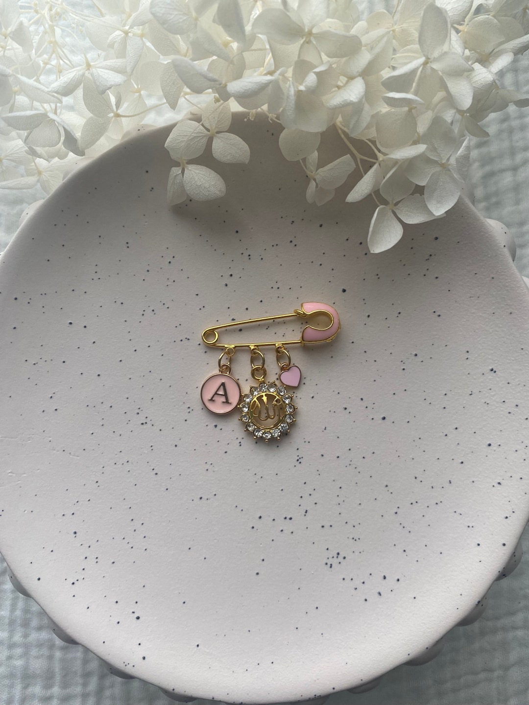 Baby Keepsake Pins, Islamic Pins, Religious Pins, Baby Pins, Baby ...