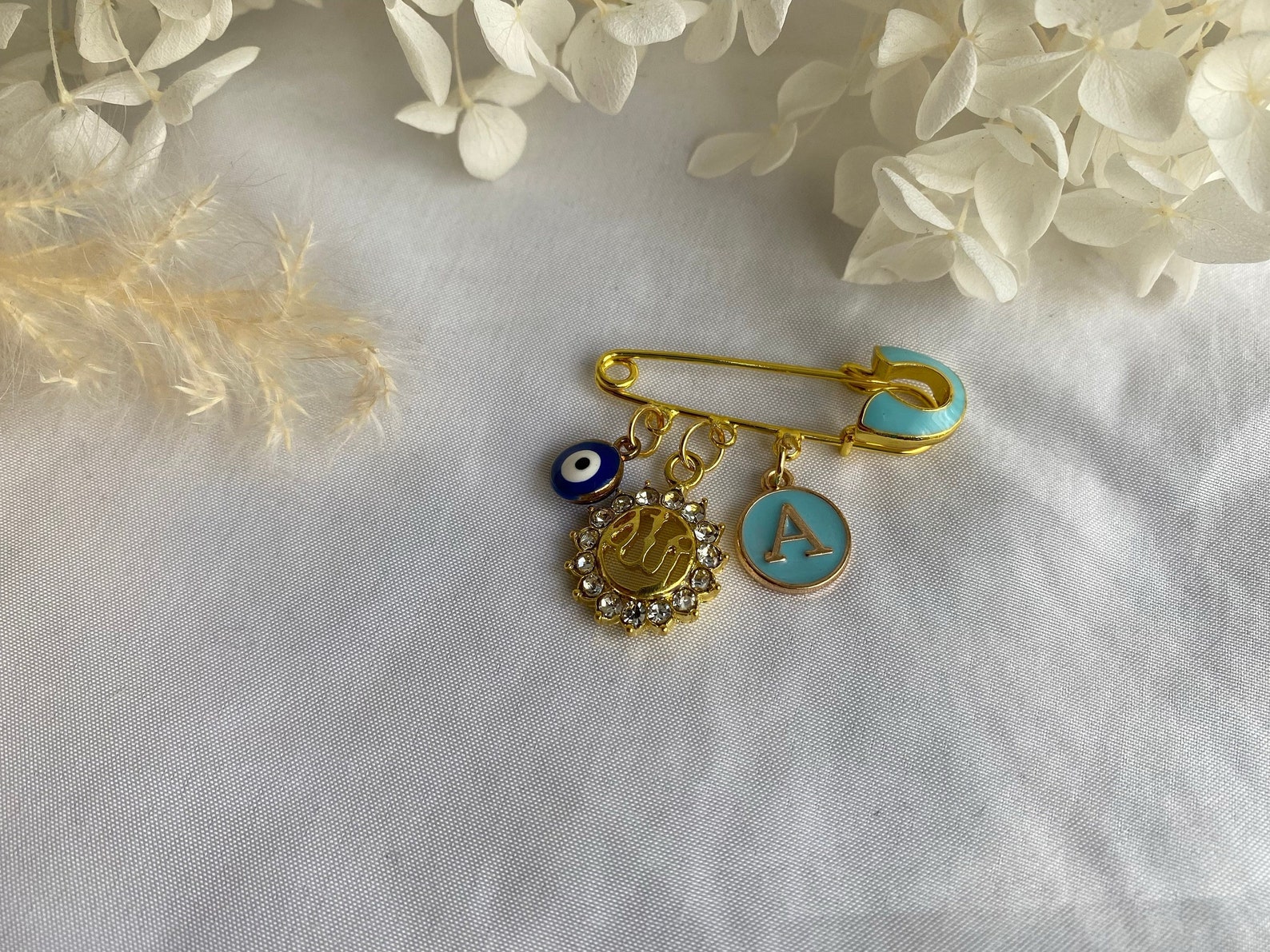 Baby Keepsake Pins, Islamic Pins, Religious Pins, Baby Pins, Baby ...