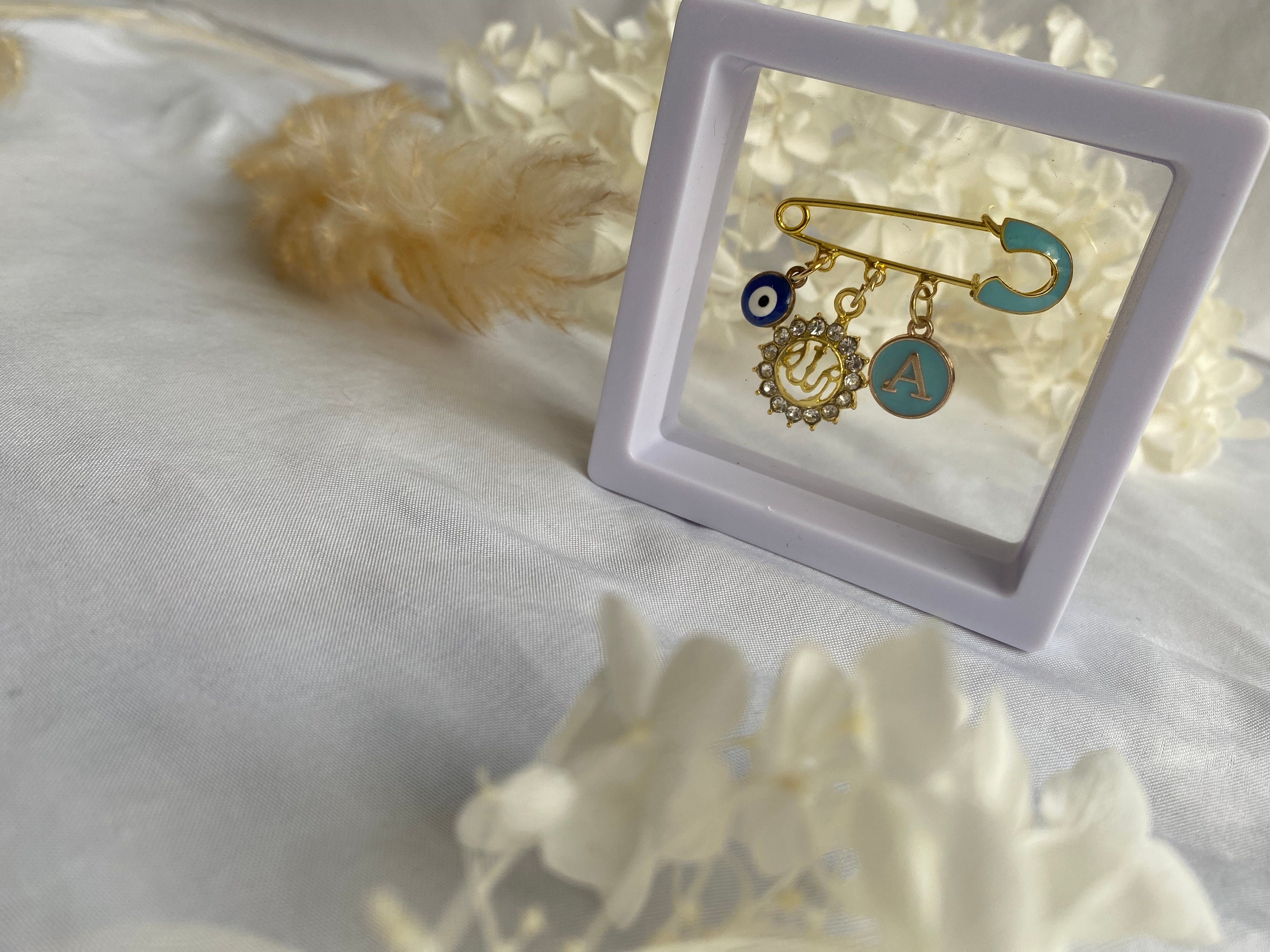 Baby Keepsake Pins, Islamic Pins, Religious Pins, Baby Pins, Baby ...