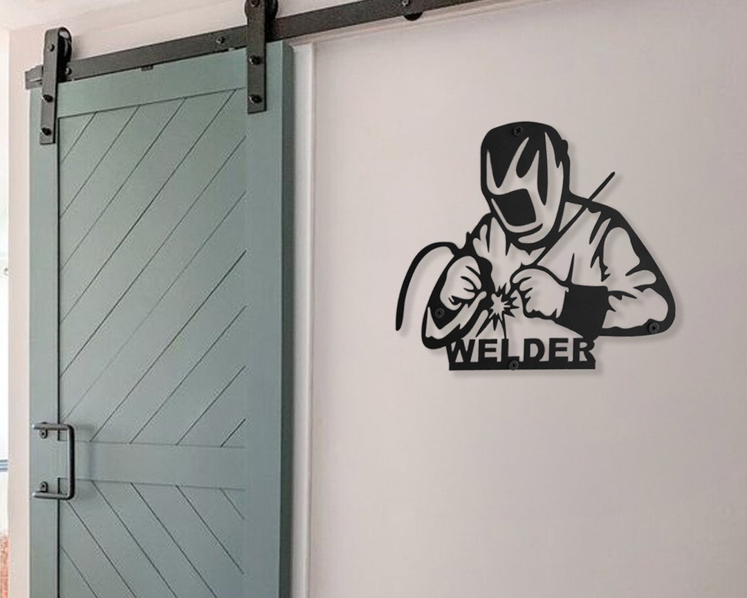Custom Welder Metal Name Sign Metal Welding Sign Construction Welder ...