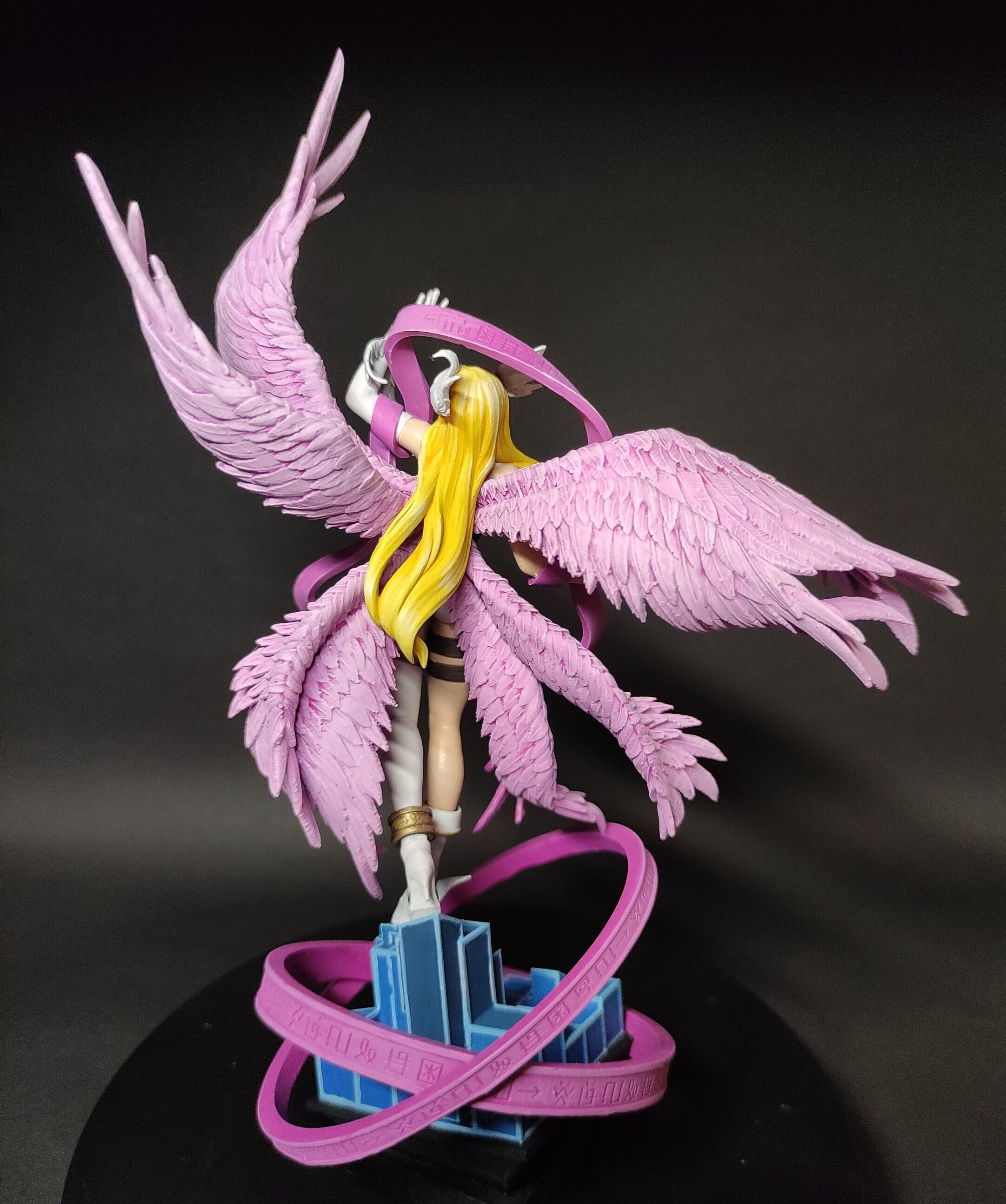 Angewomon From Digimon 3D Printed Hand Painted Figure - Etsy
