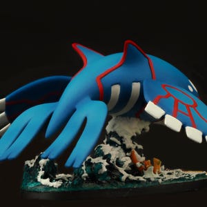 Kyogre From Pokemon 3D Printed and Hand Painted - Etsy