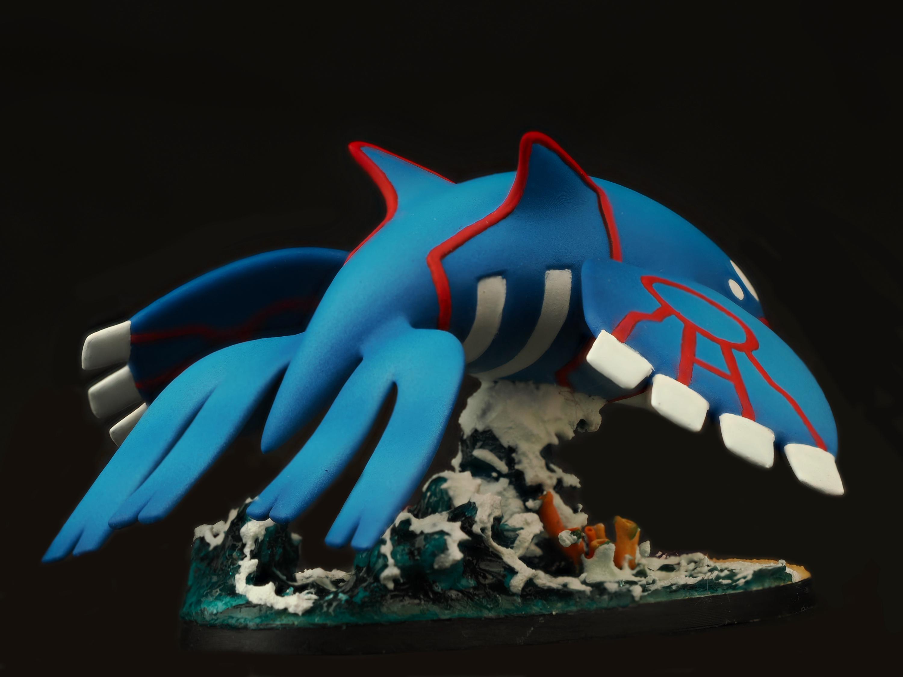 Kyogre From Pokemon 3D Printed and Hand Painted - Etsy