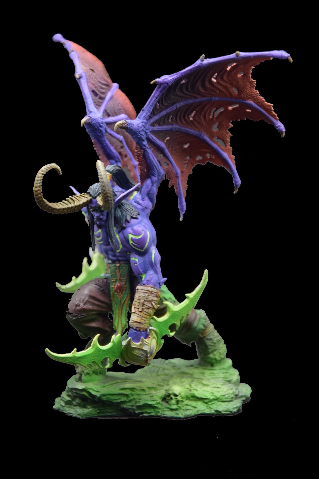 Illidan Stormrage World of Warcraft 3D Printed and Painted Figure ...