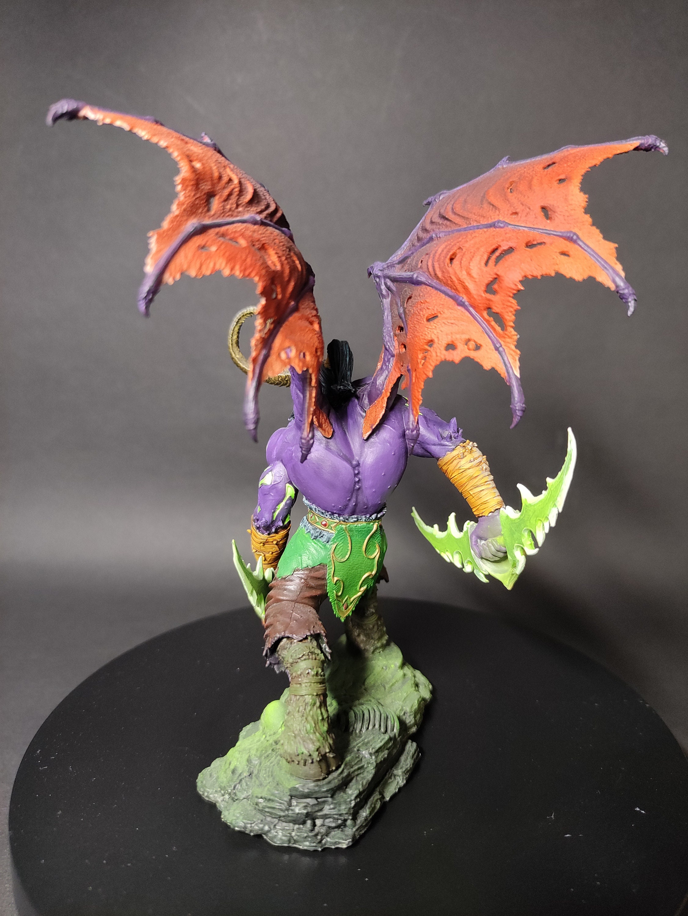 Illidan Stormrage World of Warcraft 3D Printed and Painted Figure - Etsy