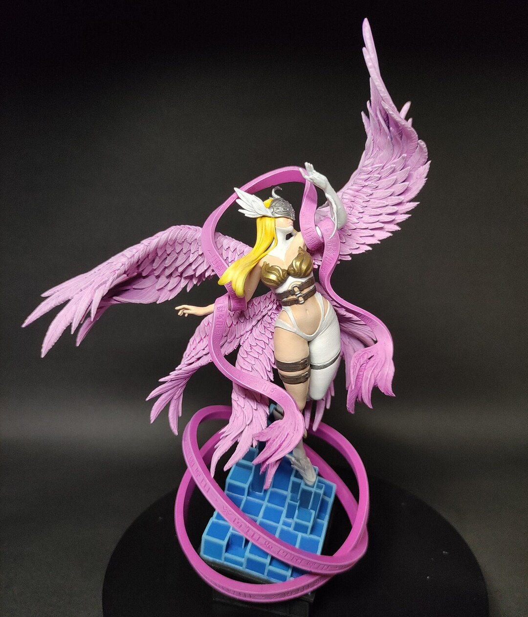 Angewomon From Digimon 3D Printed Hand Painted Figure - Etsy