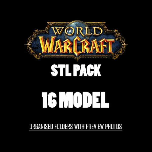 World of Warcraft Stl File - Etsy