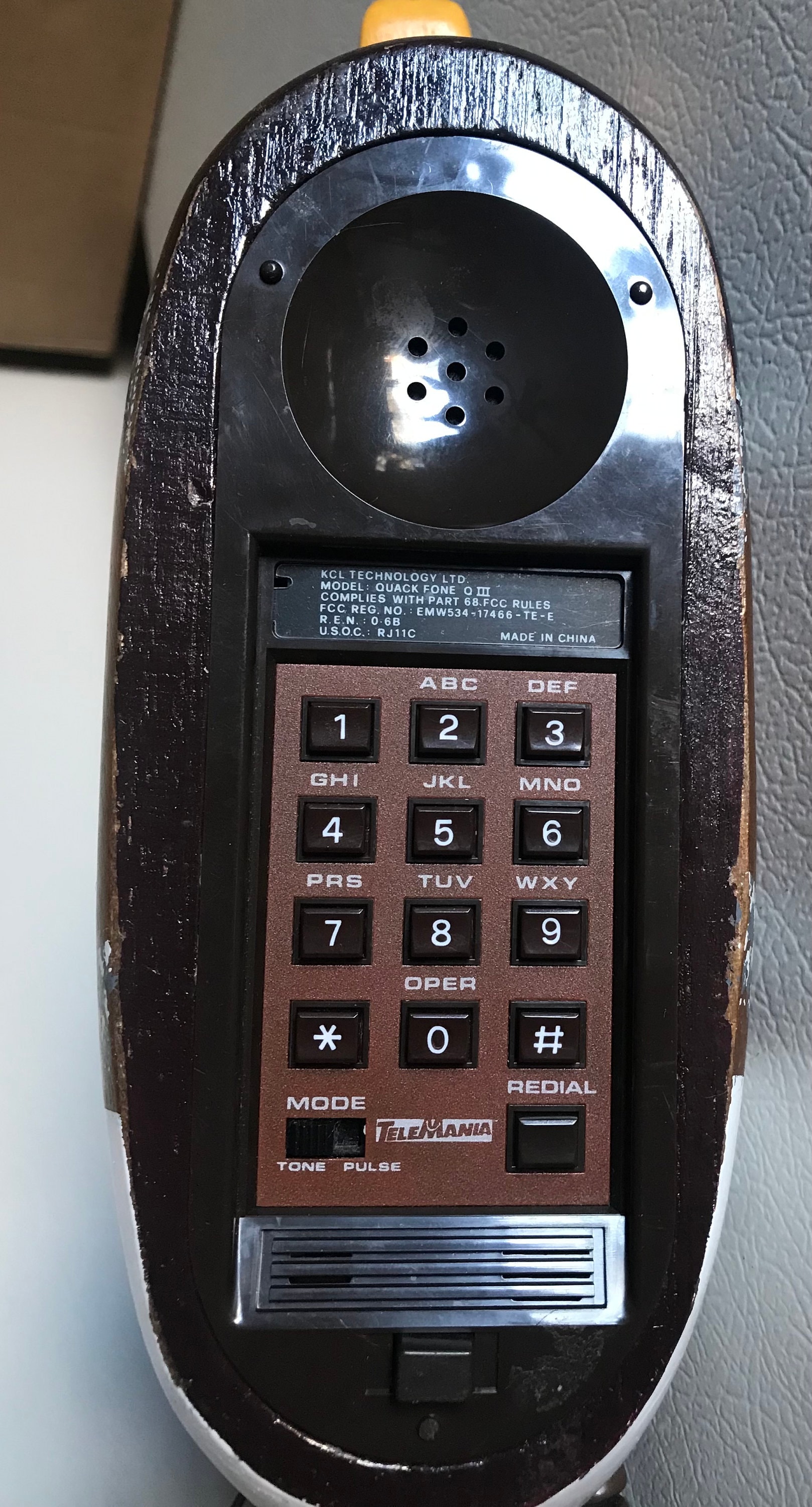 Telemania Wooden Mallard Duck Light-up Eyes Quacky Landline Phone - Etsy