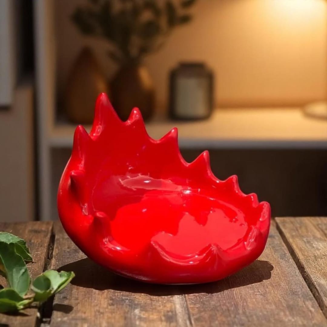 Calcifer Ceramic Tray – Studio Ghibli Gift for Howl’s Moving Castle ...
