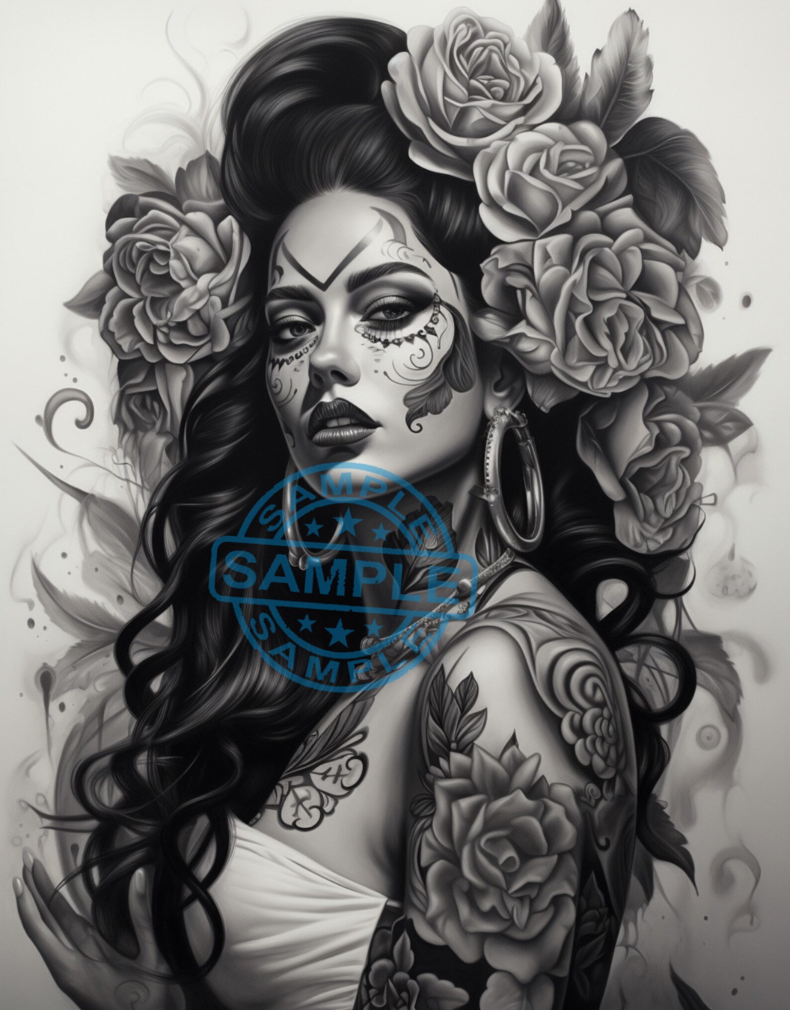 Chicano Art Poster Digital - Etsy