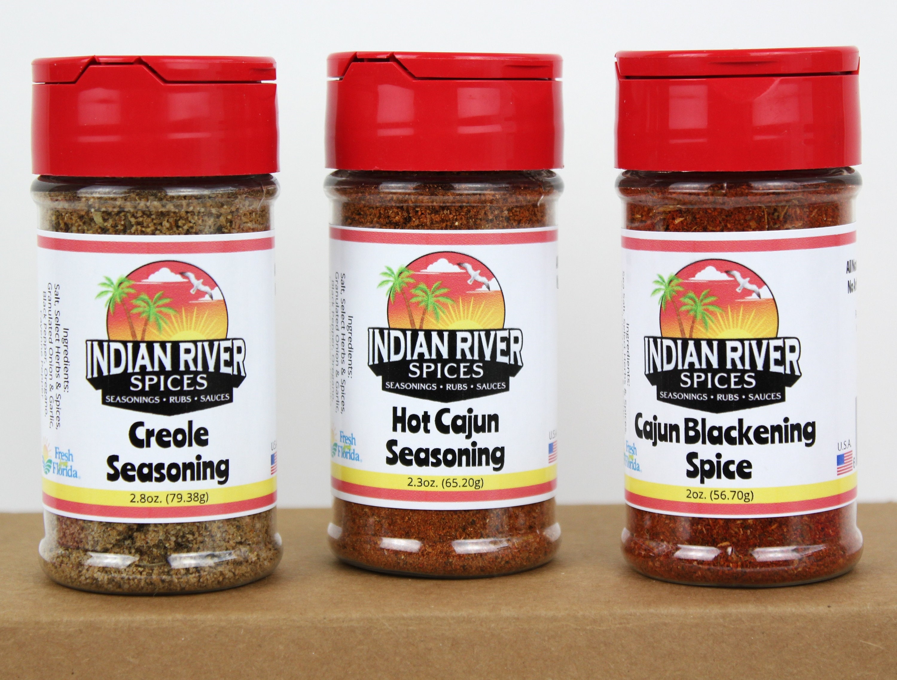 Spice Gift Set by Indian River Spices Cajun-creole Seasonings Small 3 ...