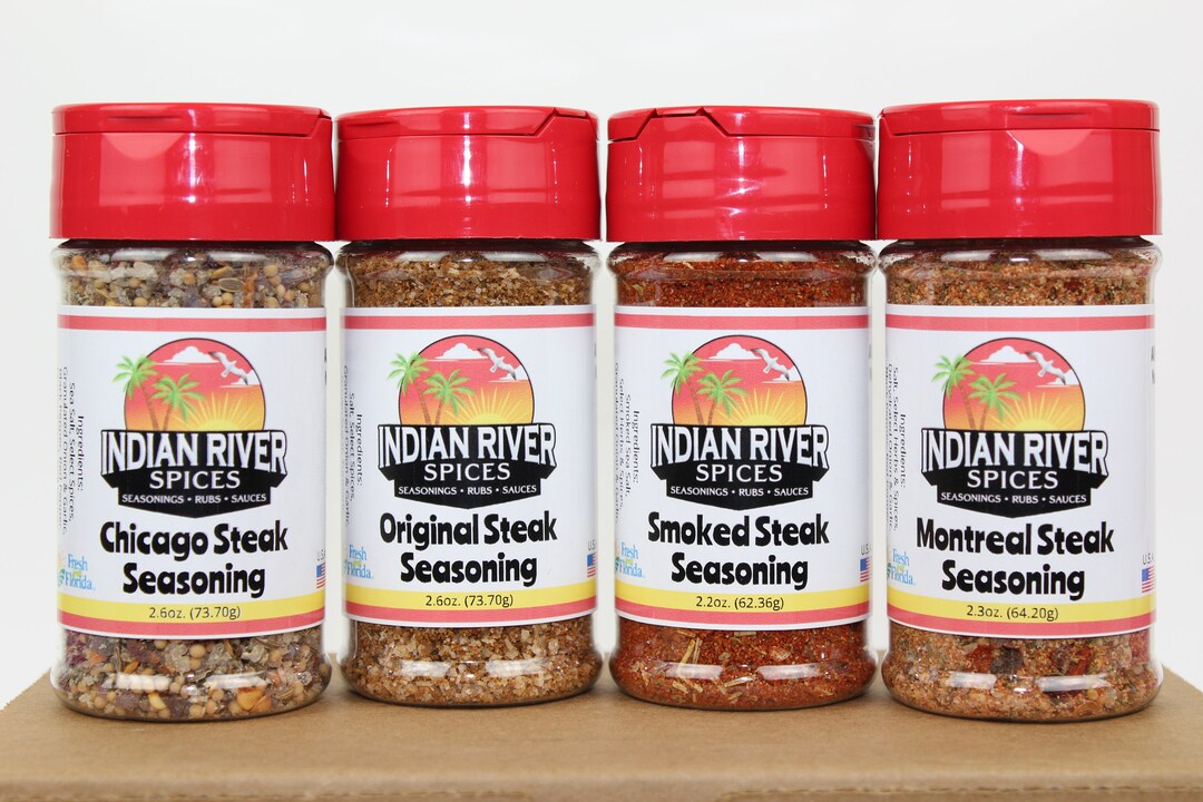 Spice Gift Set by Indian River Spices 4-pack of Our Best Selling Steak ...