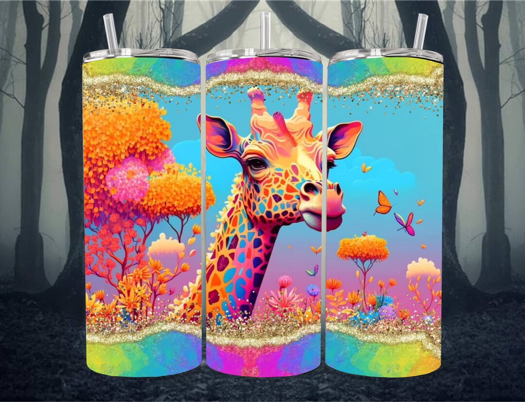 Giraffe Tumbler, Giraffe Lover Gift, Giraffe Gifts, Travel Mug, Also ...