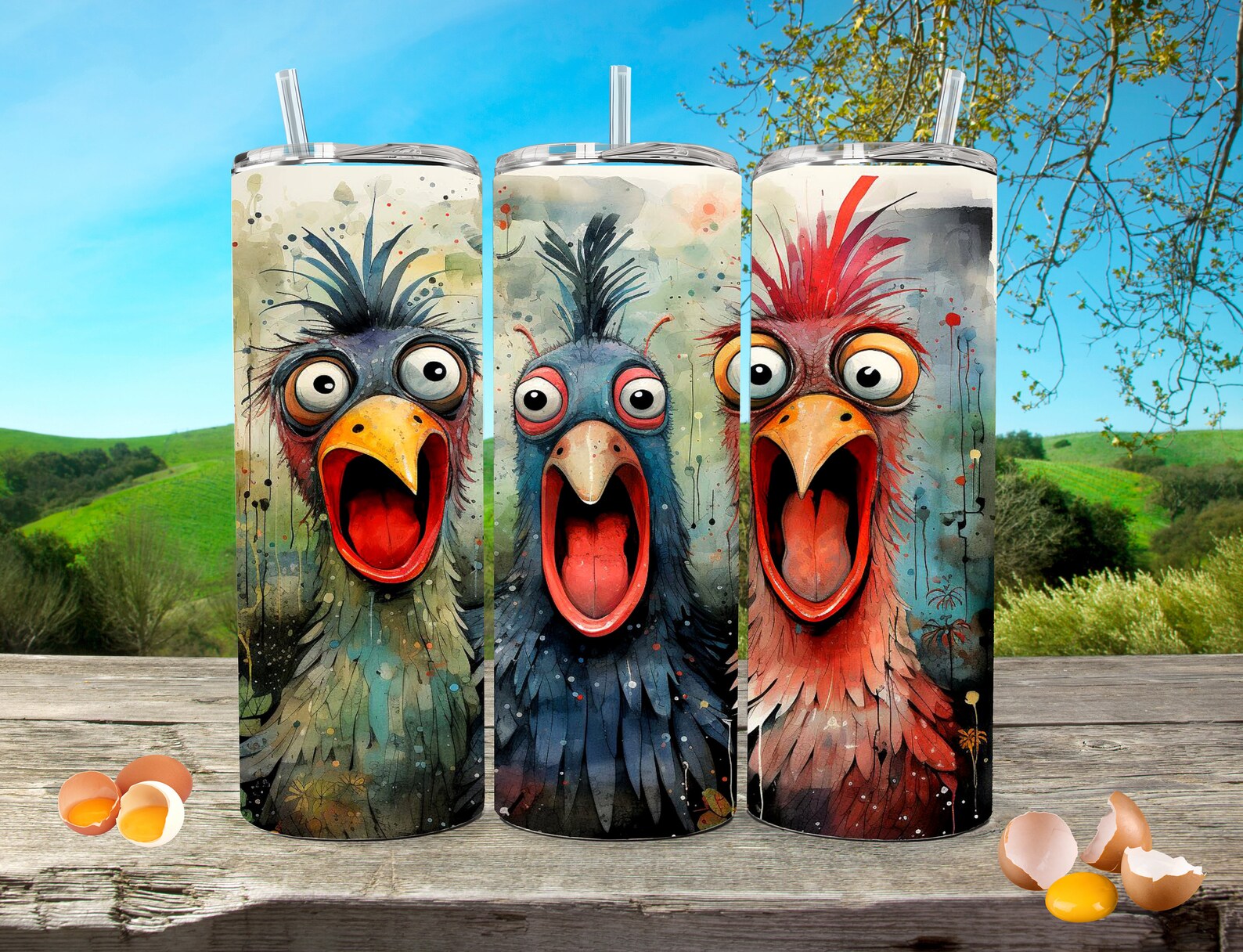 Crazy Chicken Tumbler. Chicken Lover Tumbler, Gift for Chicken Lover ...