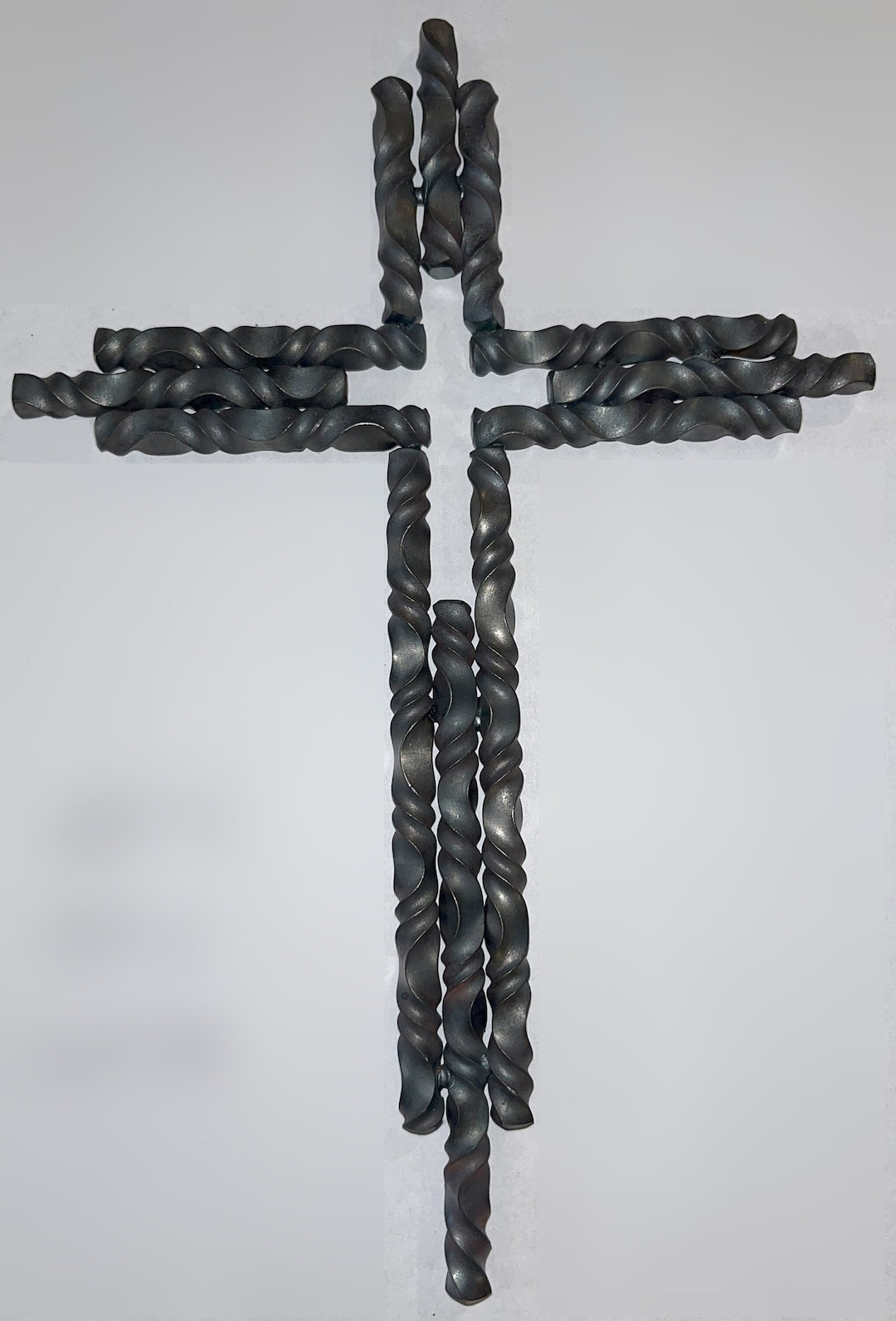 Triple Bar Cross, Raw, King Twist, Wall Hanging or Standing in a Wood ...