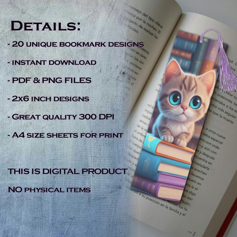 20 Creatures Printable Bookmarks | 20 Cute Cartoon Bookmark Sheets ...