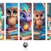20 Creatures Printable Bookmarks | 20 Cute Cartoon Bookmark Sheets ...