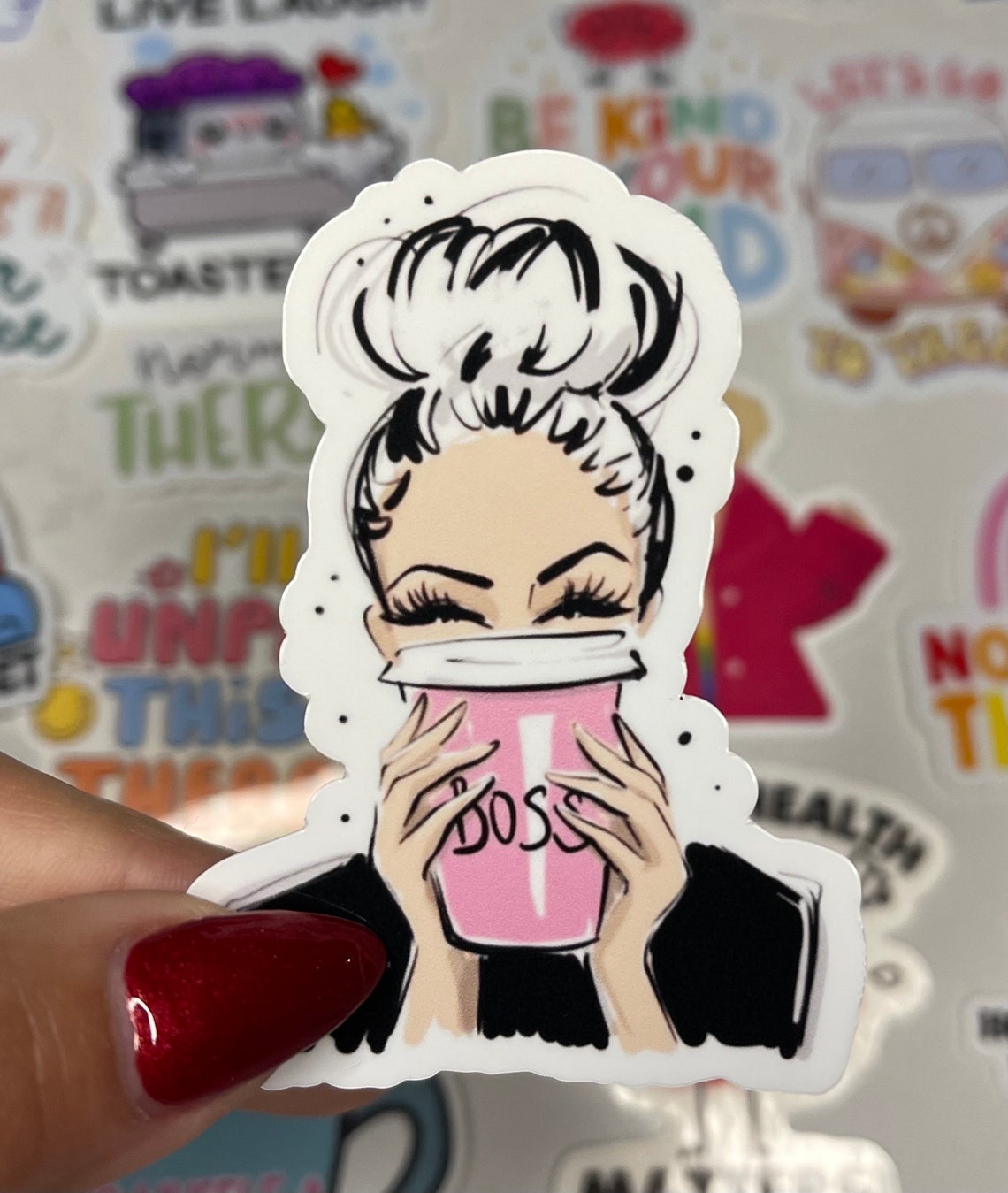Girl Boss / Premium Die Cut Vinyl Sticker Decal / Multiple Sizes / Free ...