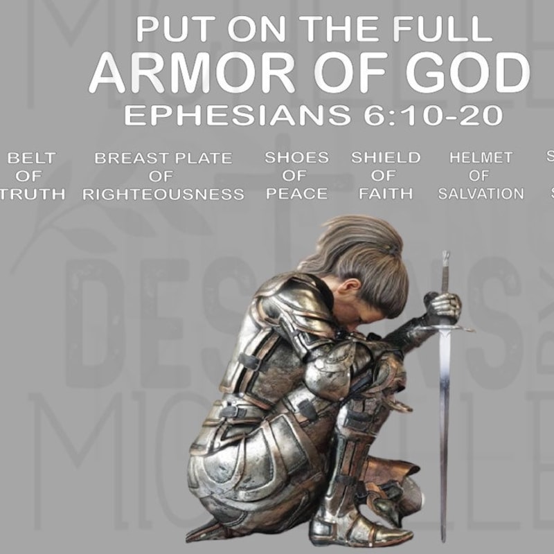 Female Armor of God Png - Etsy