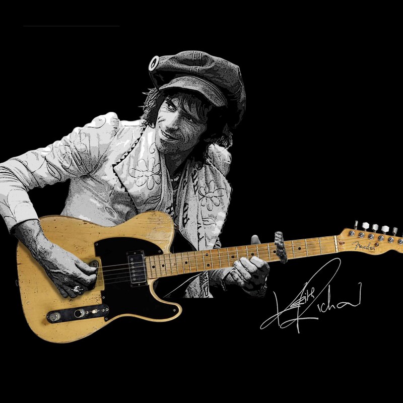 Keith Richards - Etsy