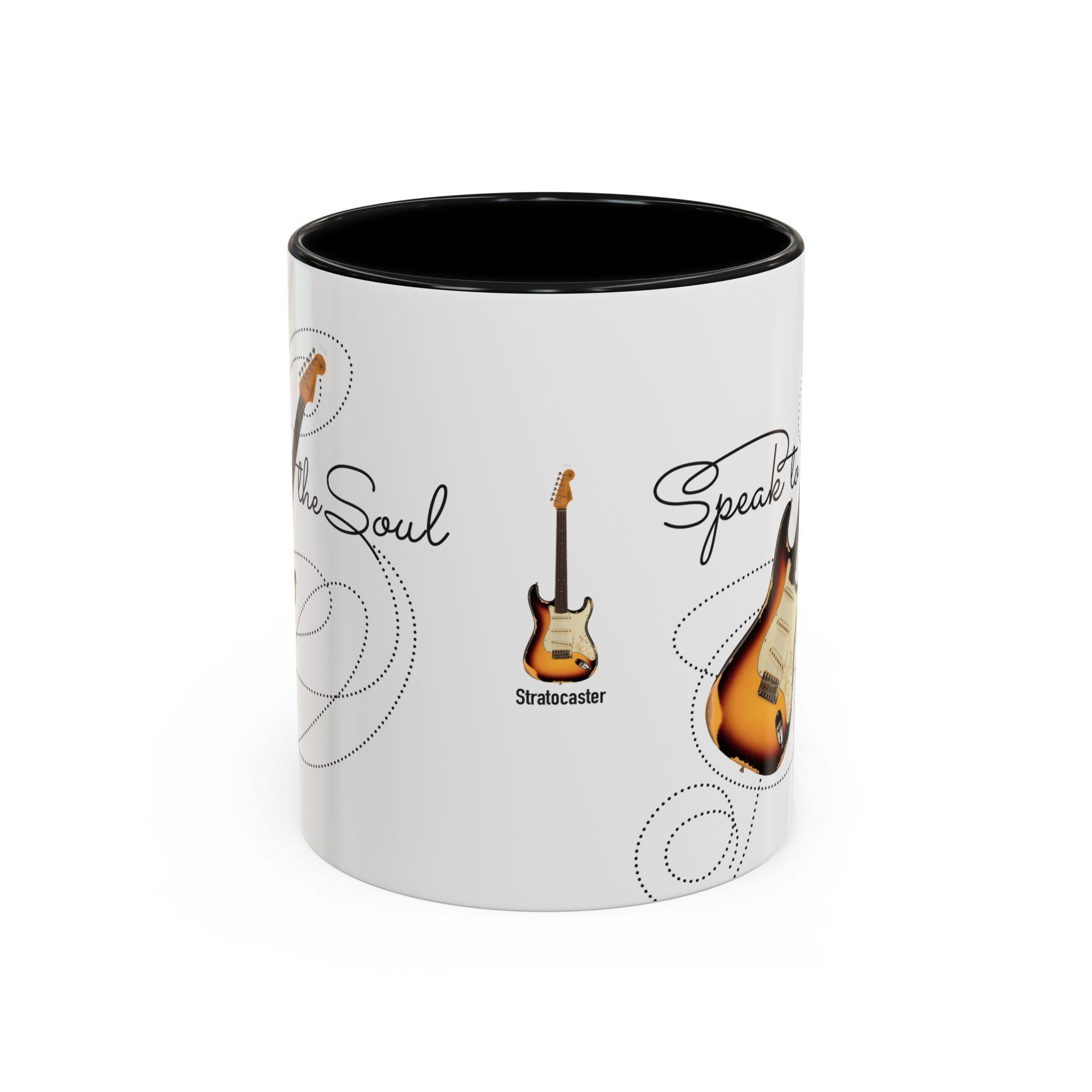 Best Fender Strat Guitar Coffee Mug Guitar Enthusiast Mug for Dad ...
