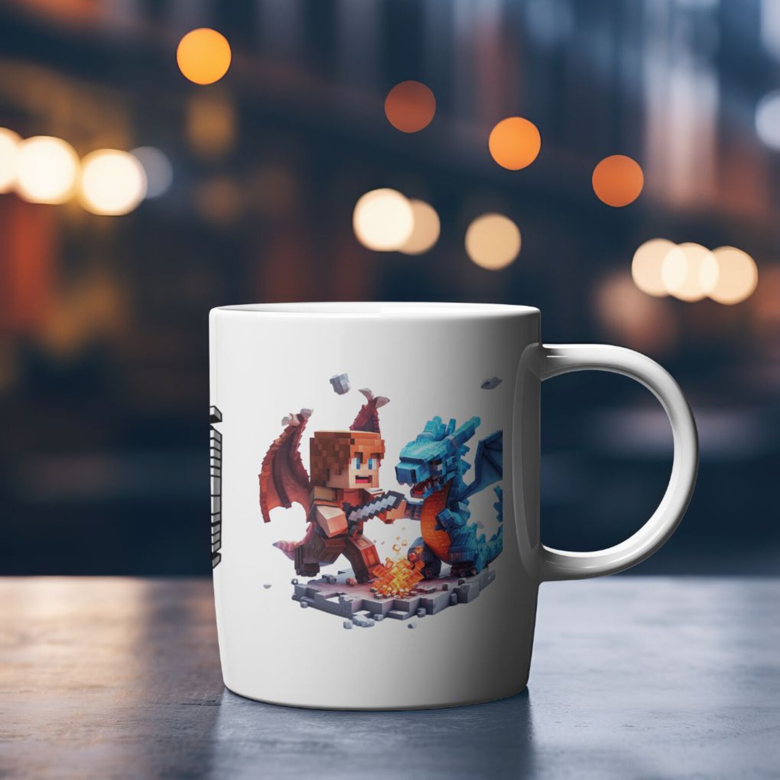 Minecraft Mug Digital Download, Minecraft Printable for Gamers and ...