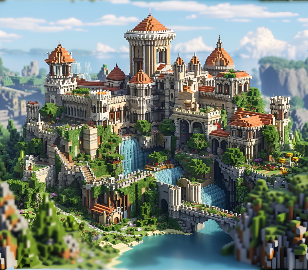 Minecraft AI Pixel Art and Decor: Desktop & Phone Birthday Gift, Party ...