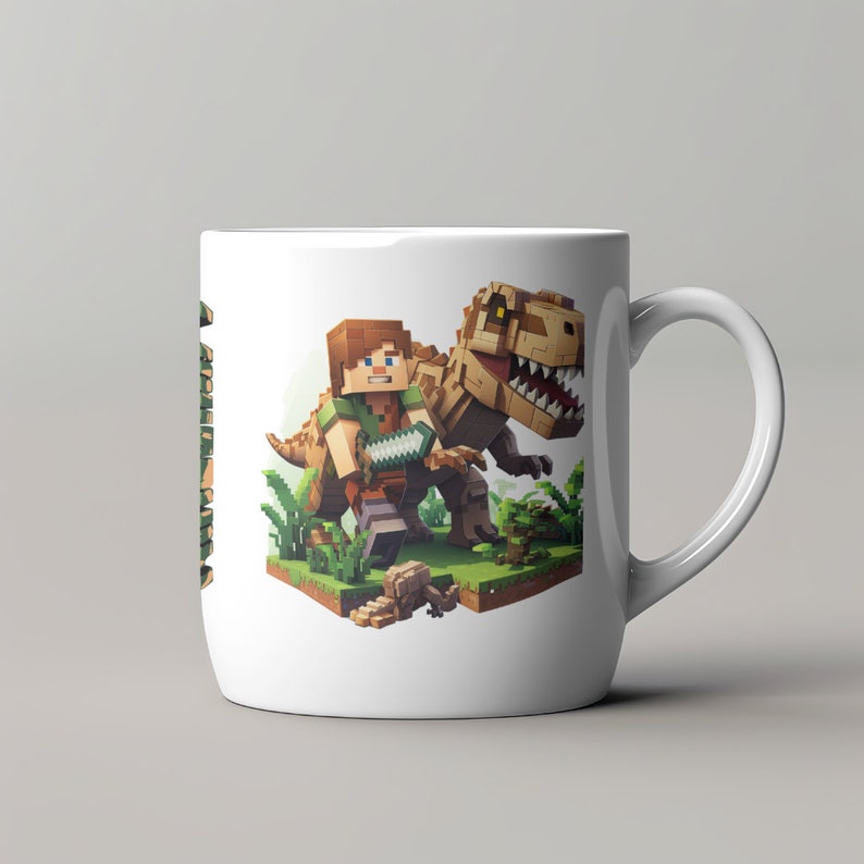 Minecraft Cup Mug, Mug Sublimation Design 11 Oz and 15 Oz Full Wrap ...