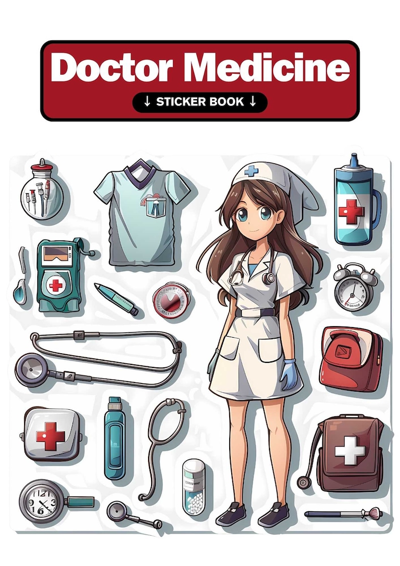 Nurse Sticker Pack - Vinyl & Printable Nursing Stickers - Cute Laptop ...