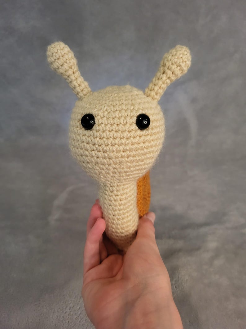 Crocheted Snail Plush: Hand-stuffed Cuddle Toy - Etsy