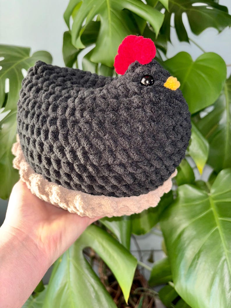 Mable Chicken Plushies | Custom Crocheted Chicken Plush - Etsy
