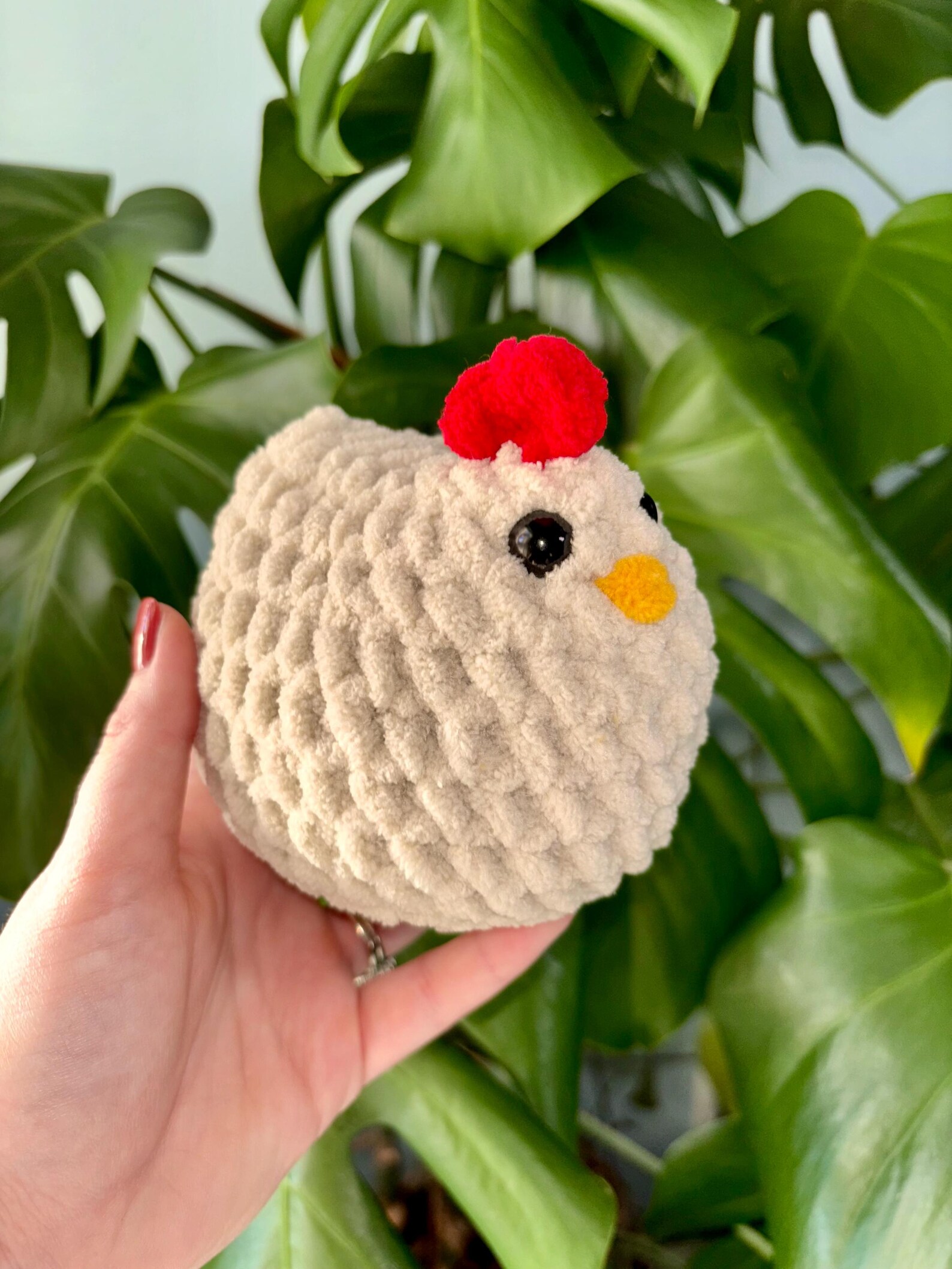 Mable Chicken Plushies | Custom Crocheted Chicken Plush - Etsy