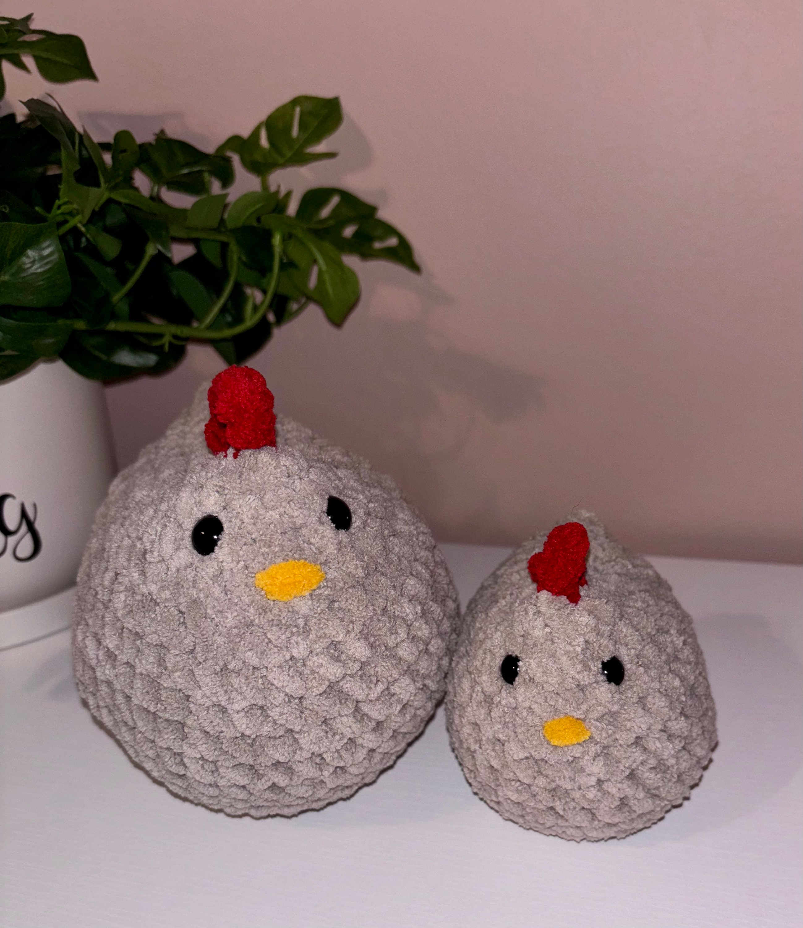 Mable Chicken Plushies Crocheted Chicken Plush - Etsy