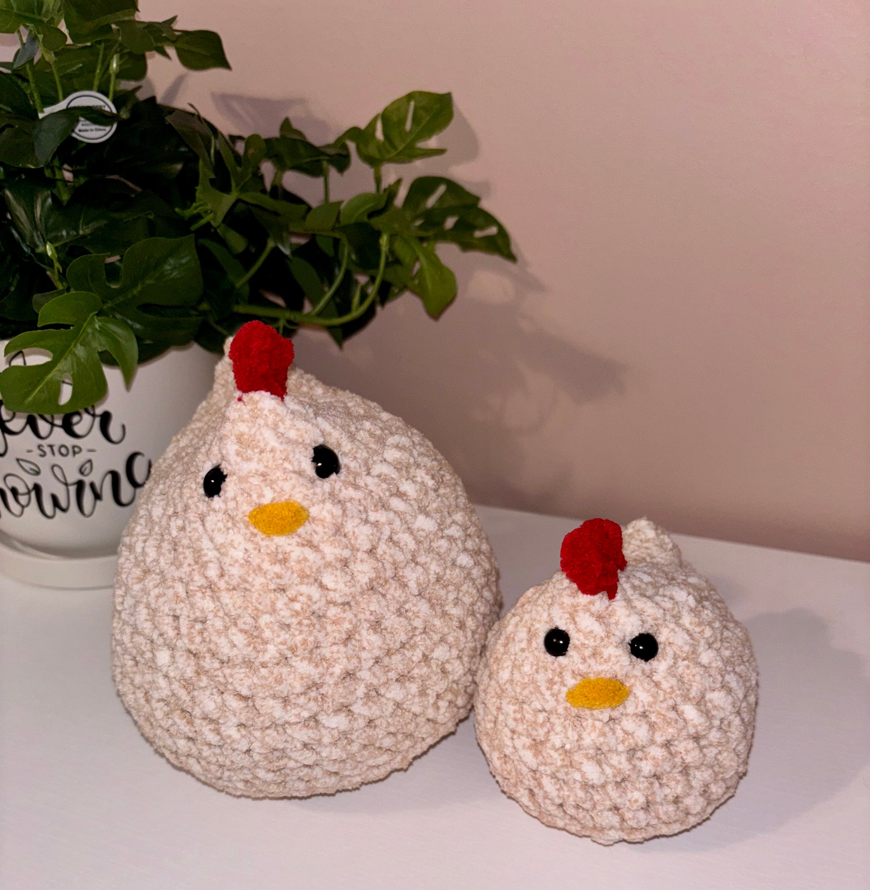 Mable Chicken Plushies Crocheted Chicken Plush - Etsy