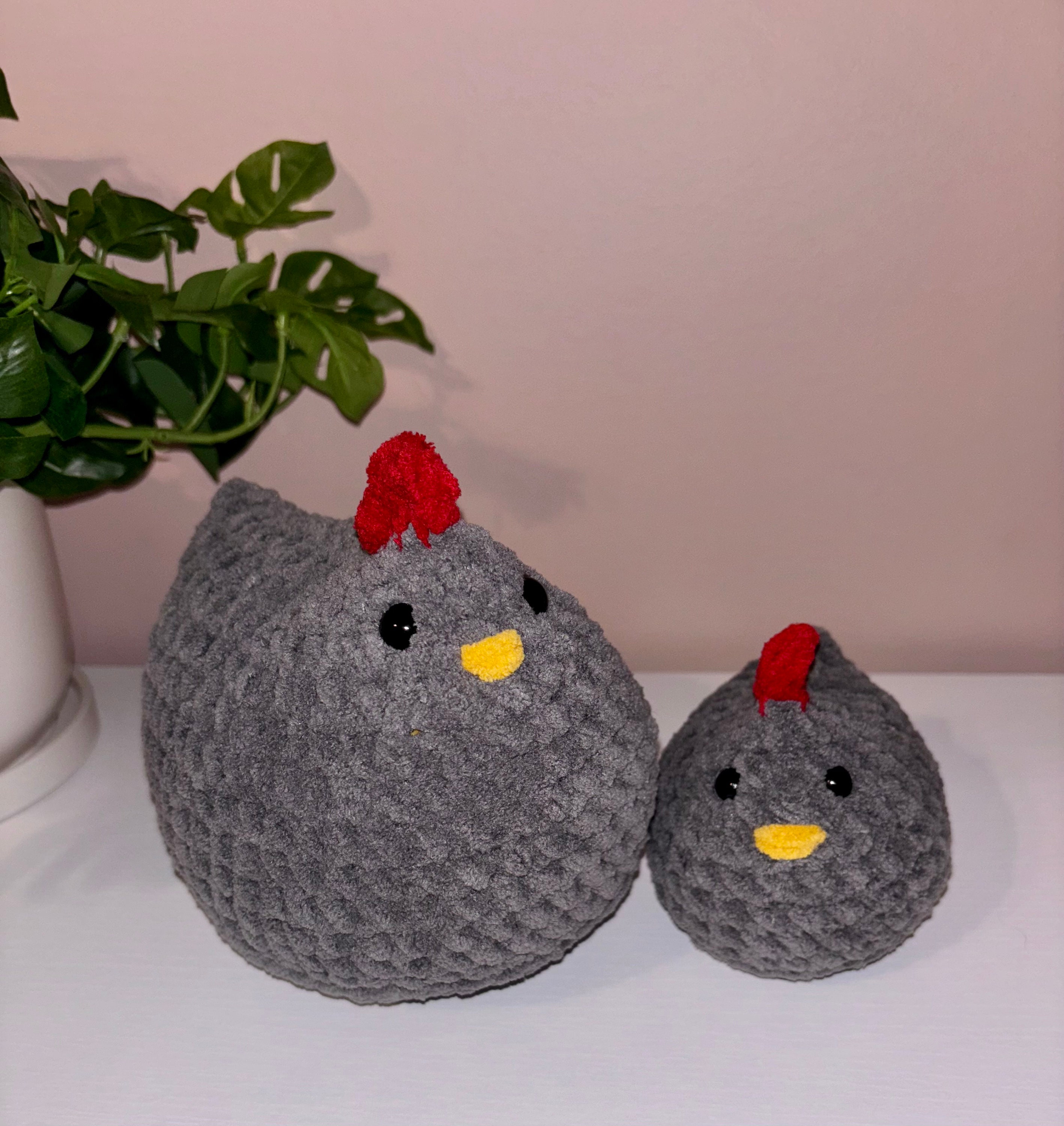 Mable Chicken Plushies Crocheted Chicken Plush - Etsy