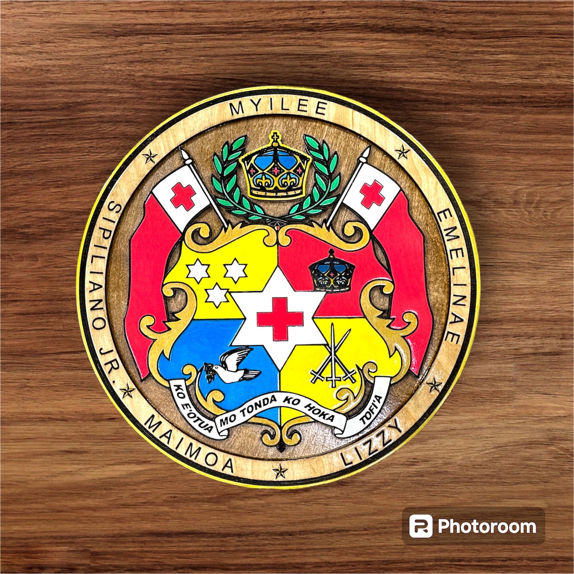 Custom Tongan Shield Wooden Wall-mounted Art. - Etsy