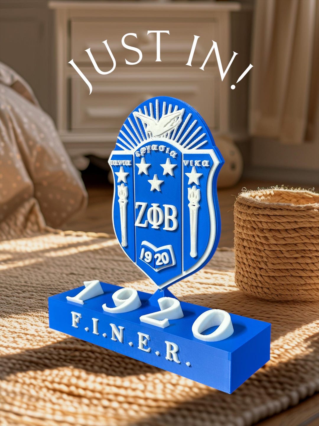 Custom 3D Z a Zeta Desk Statuette - Etsy