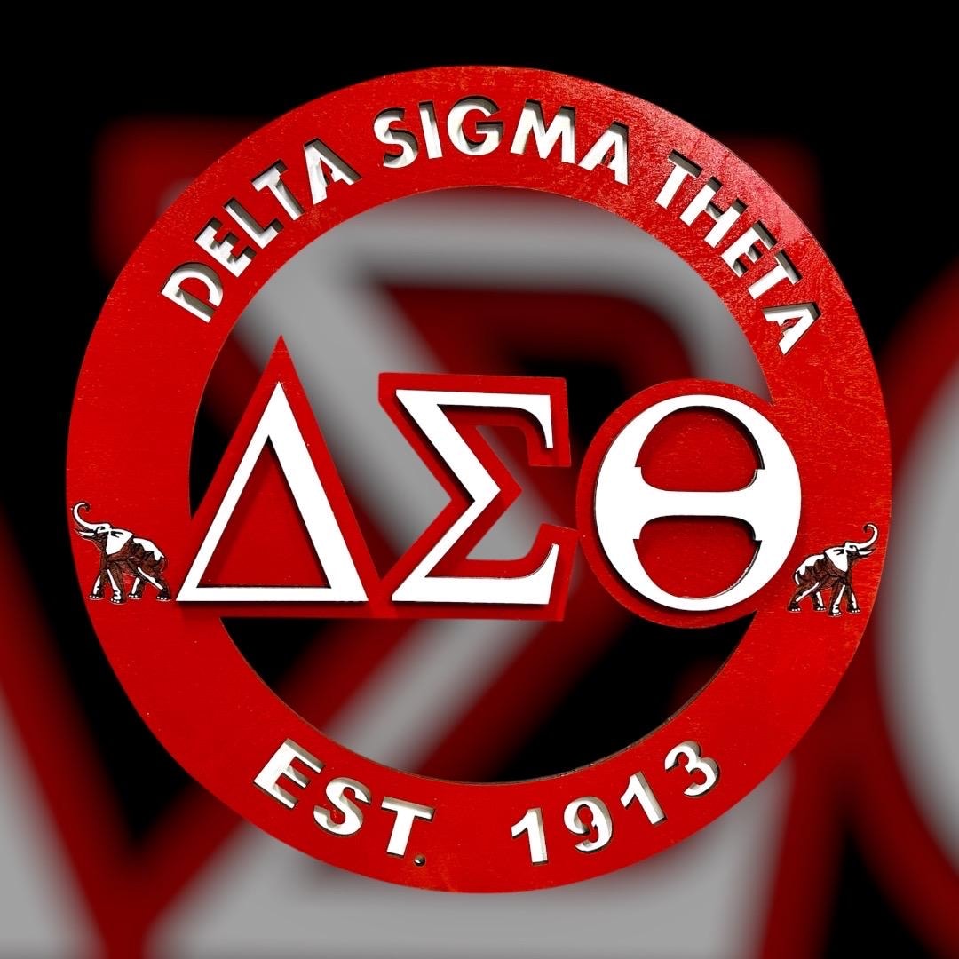 24 Inch Custom Delta Sigma Theta Ring Wooden Wall-mounted Art. - Etsy