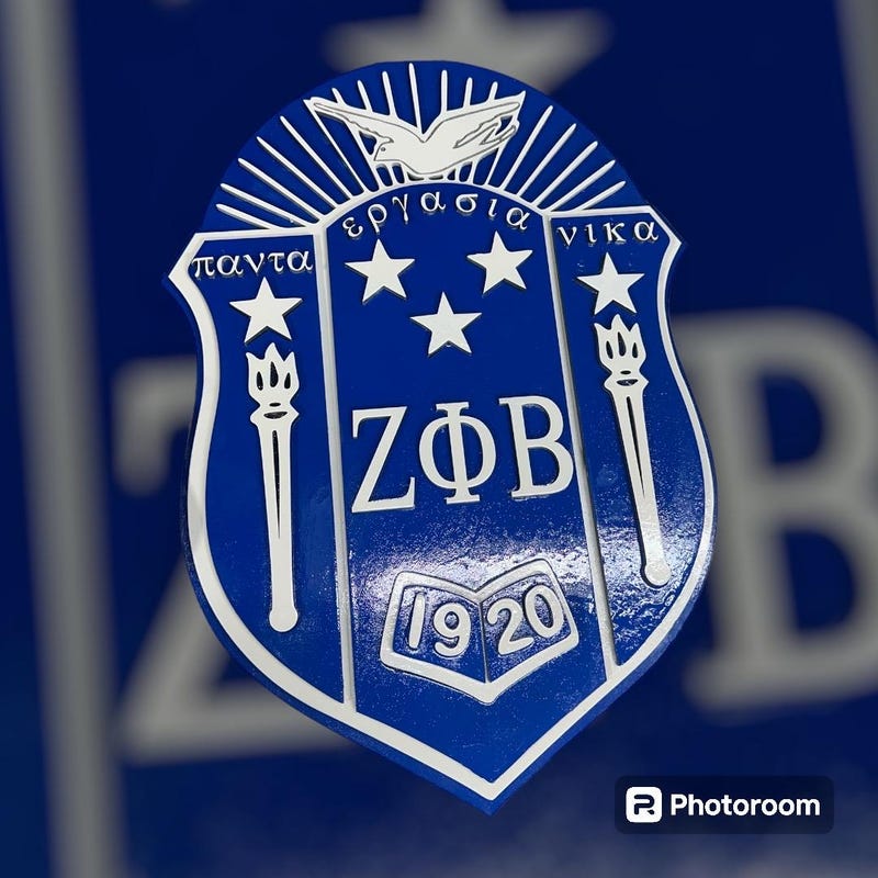 Zeta Phi Beta Shield - Etsy